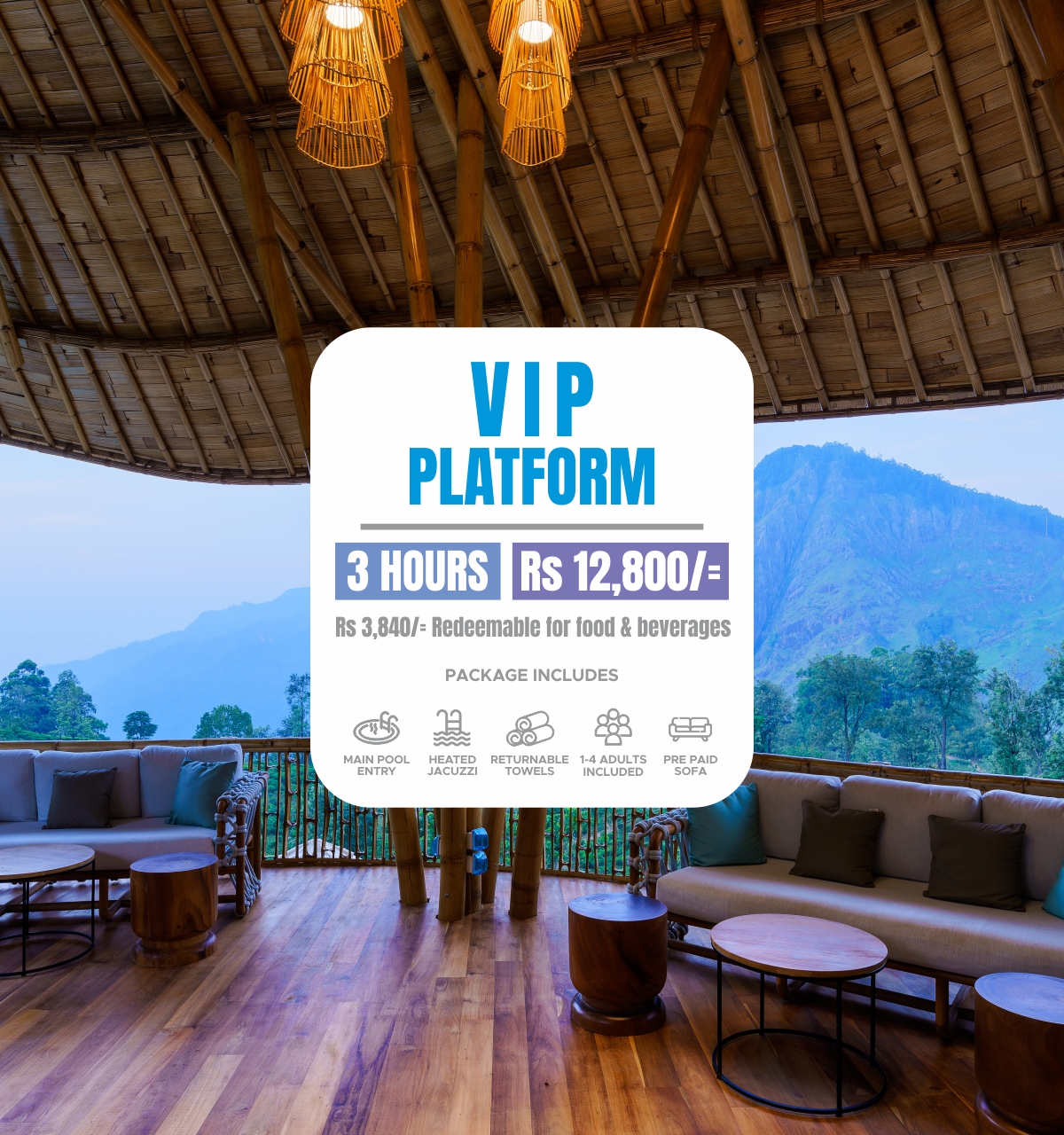 VIP Platform | 3 Hours Package